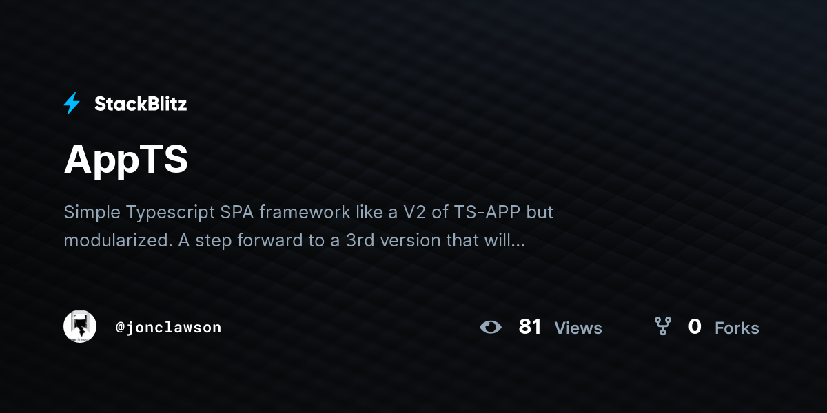 AppTS - StackBlitz