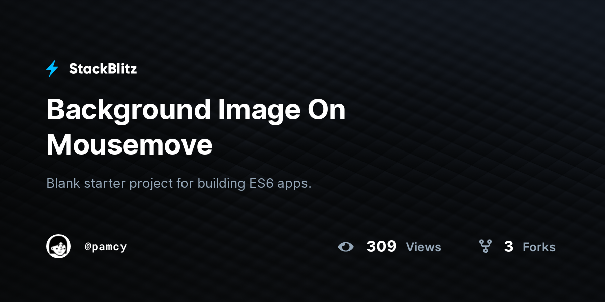 Background Image On Mousemove - StackBlitz