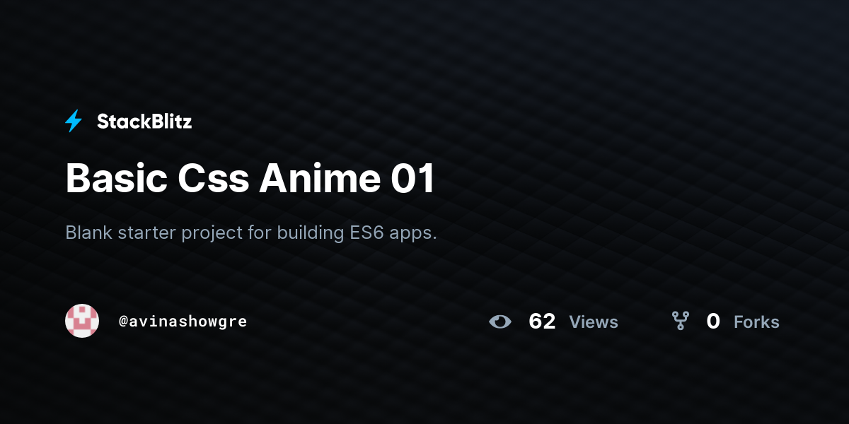 Basic Css Anime 01 - StackBlitz