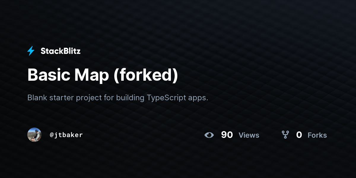 Basic Map (forked) - StackBlitz