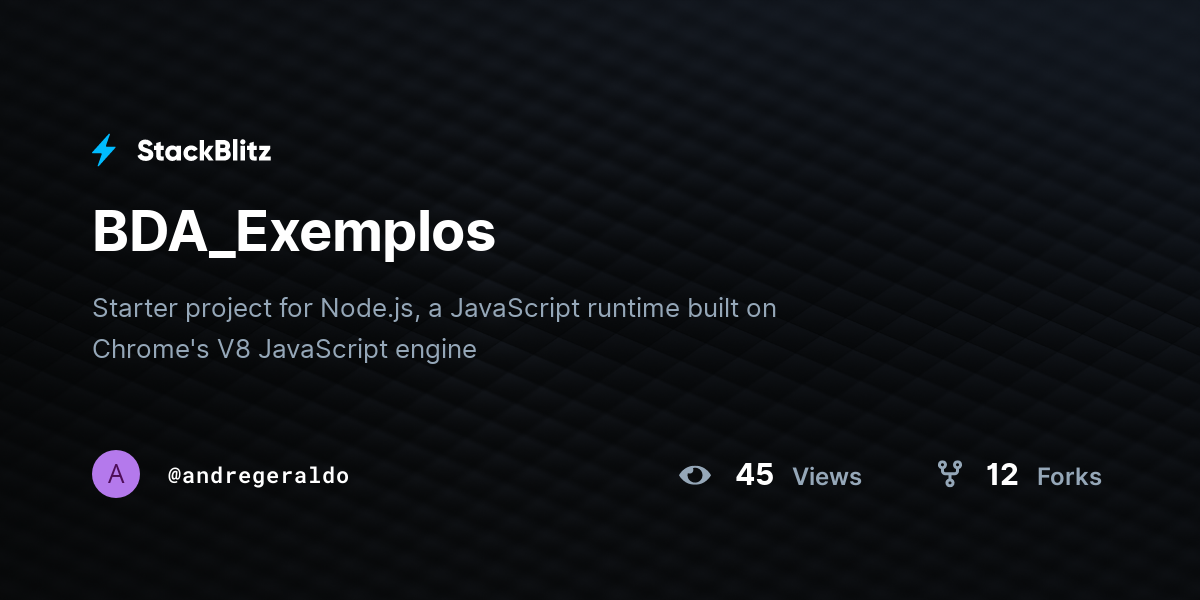 BDA_Exemplos - StackBlitz