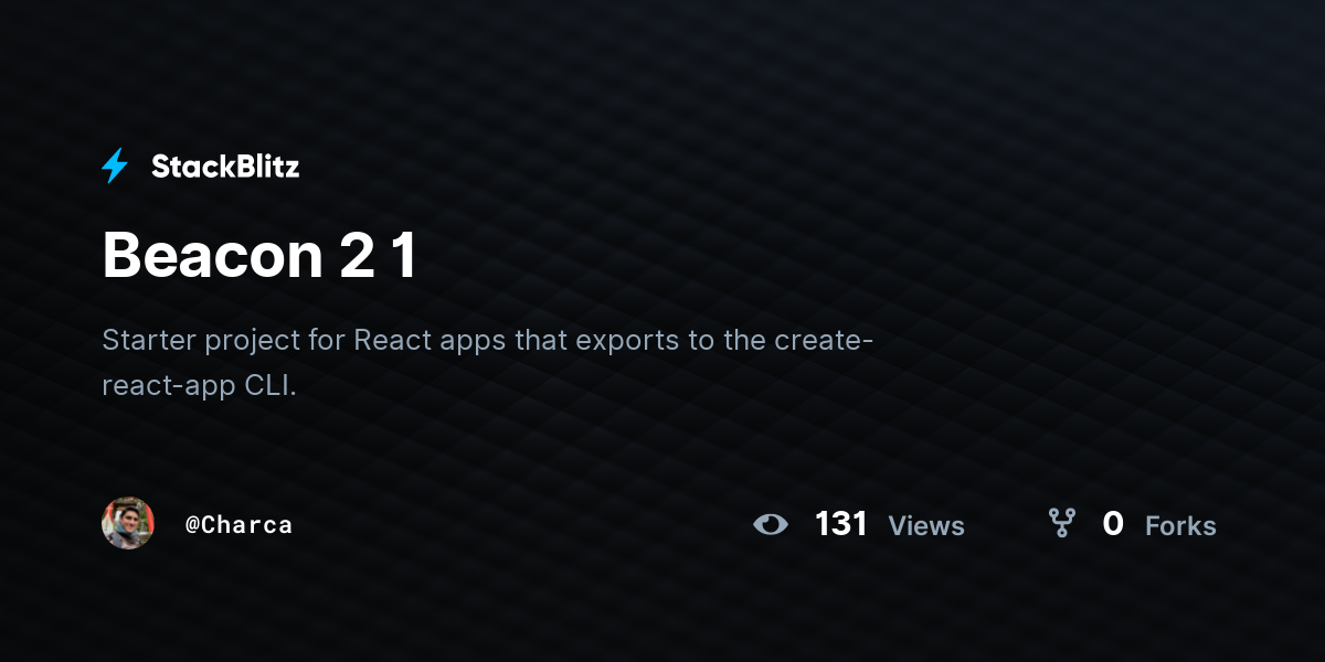 Beacon 2 1 - StackBlitz