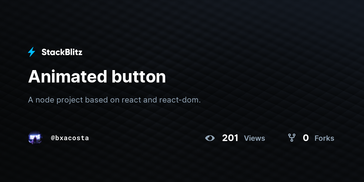 Animated button - StackBlitz