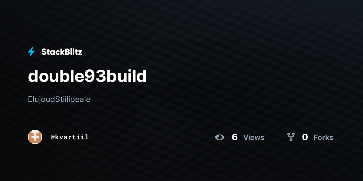 double93build - StackBlitz