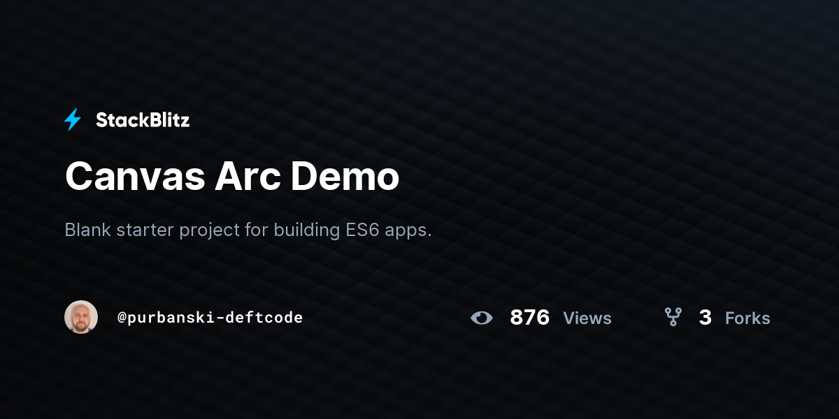 Canvas Arc Demo - StackBlitz Canvas Arc Demo - StackBlitz