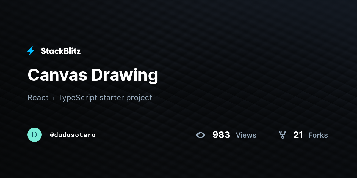 Canvas Drawing - StackBlitz