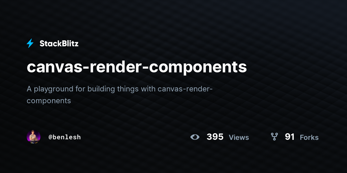 canvas-render-components - StackBlitz canvas-render-components - StackBlitz