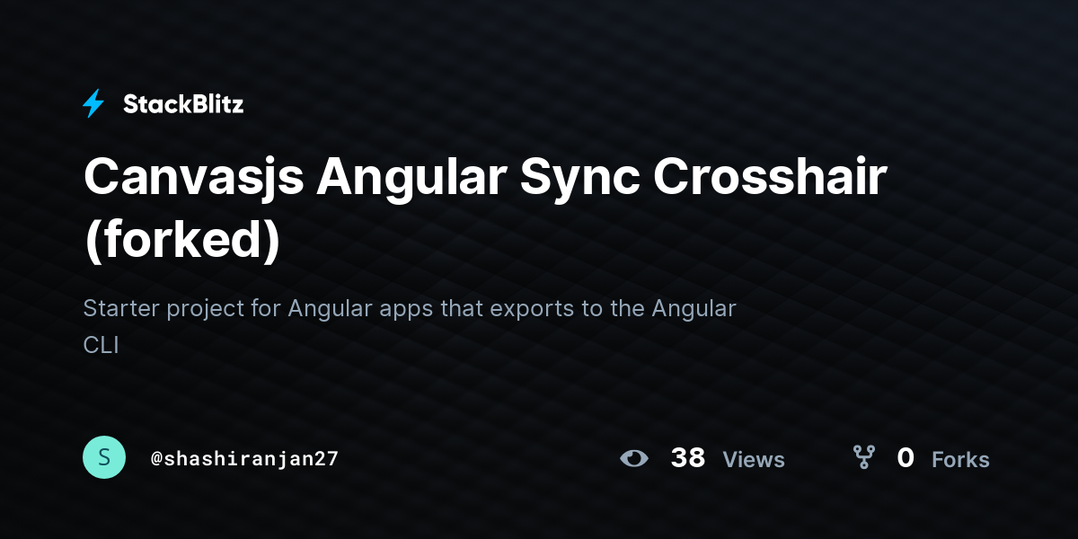 Canvasjs Angular Sync Crosshair (forked) - StackBlitz Canvasjs Angular Sync Crosshair (forked) - StackBlitz