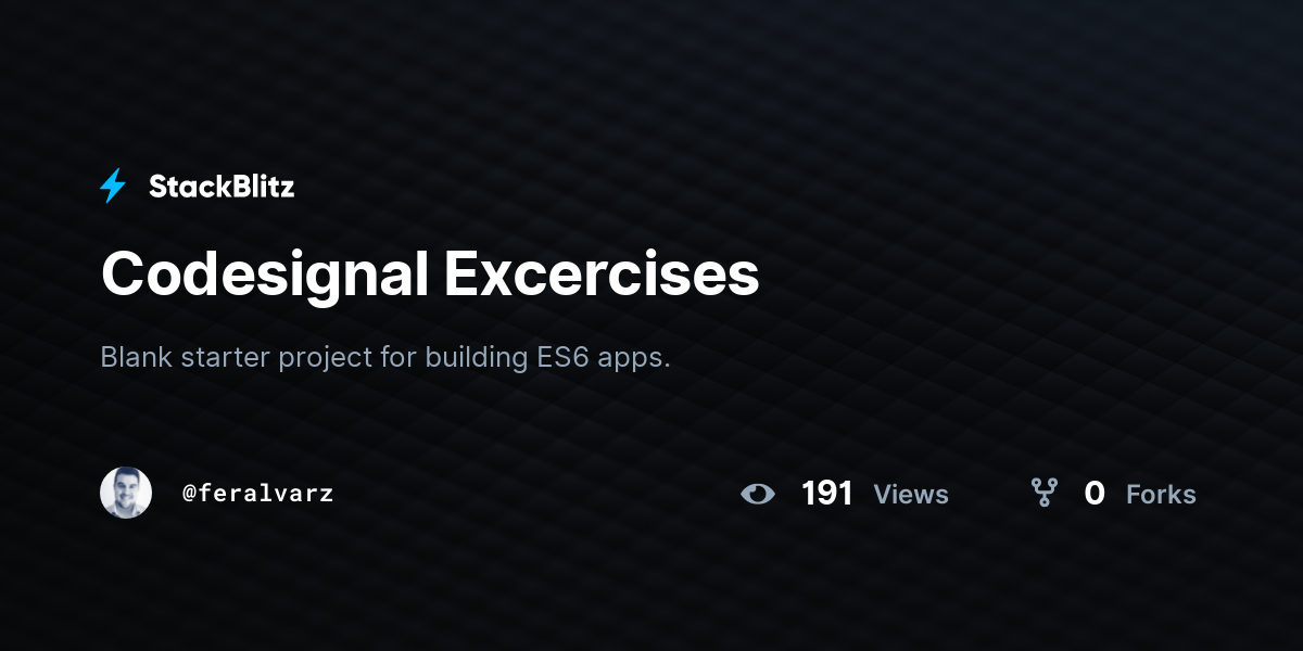 Codesignal Excercises - StackBlitz