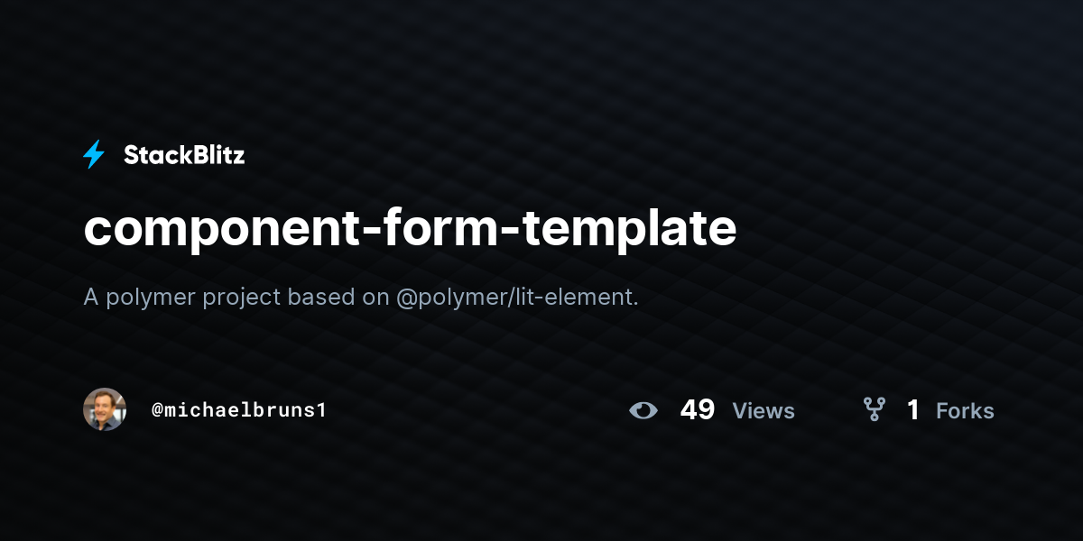 component-form-template - StackBlitz