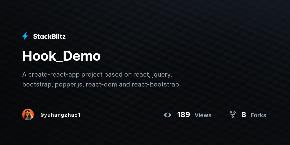 Hook_Demo - StackBlitz