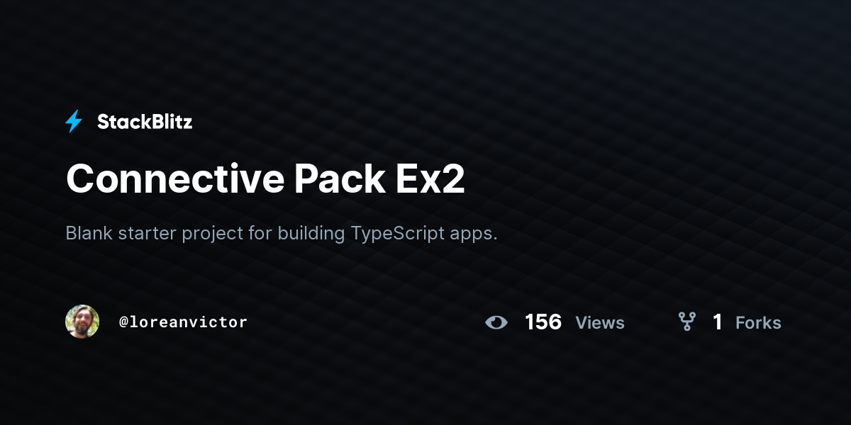 Connective Pack Ex2 - StackBlitz