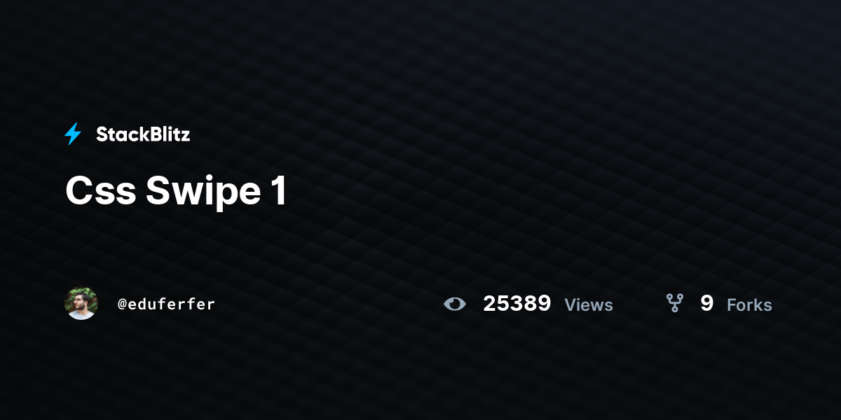 Css Swipe 1 - StackBlitz