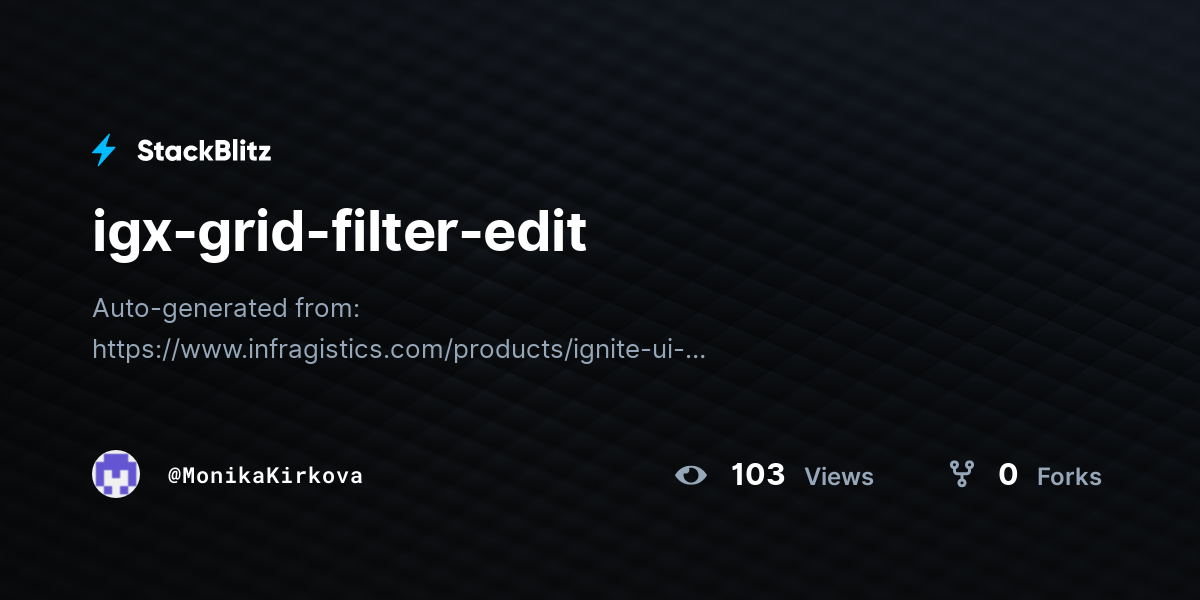 igx-grid-filter-edit - StackBlitz