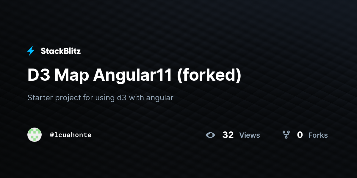 D3 Map Angular11 (forked) - StackBlitz