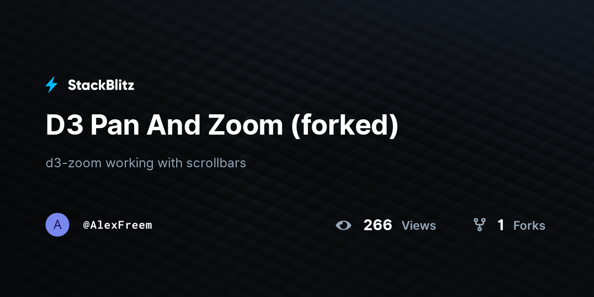 D3 Pan And Zoom (forked) - StackBlitz