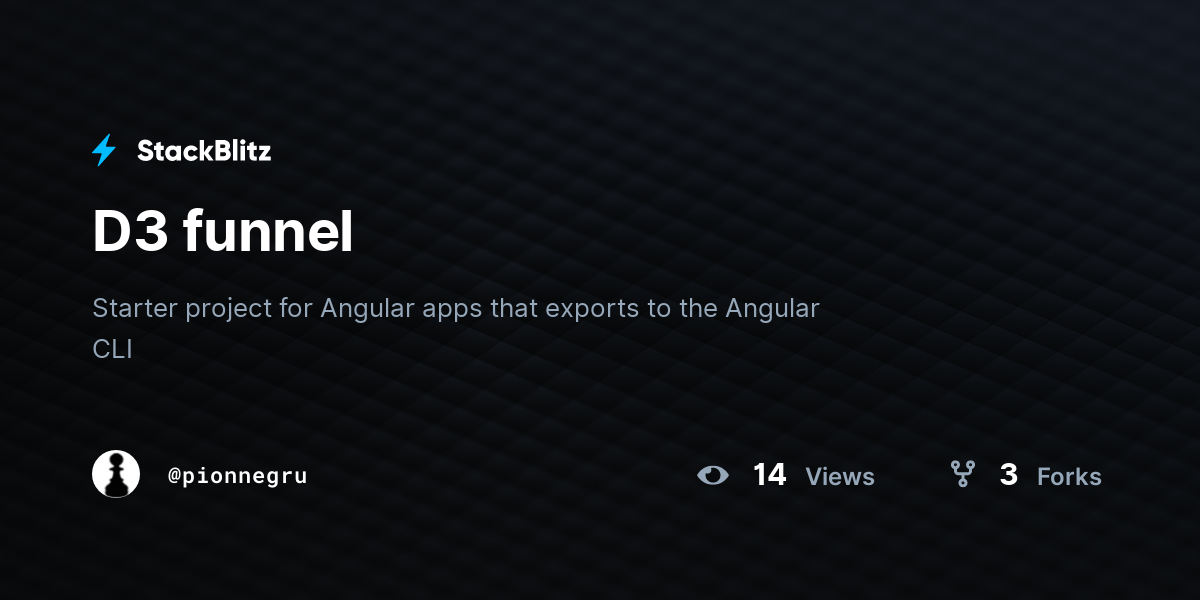 D3 funnel - StackBlitz