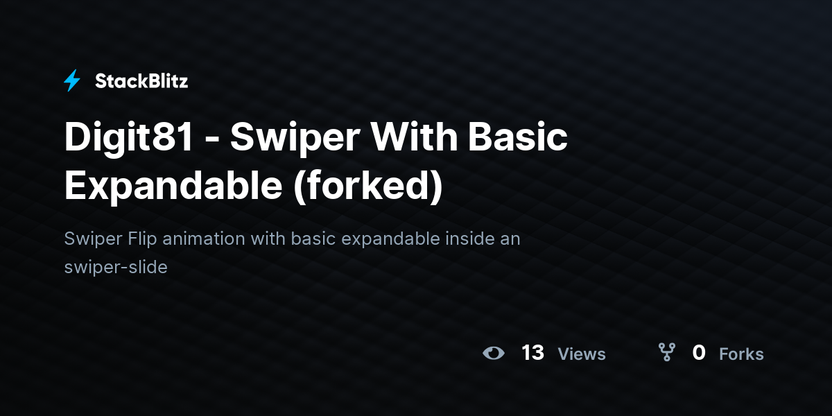 Digit81 - Swiper With Basic Expandable (forked) - StackBlitz