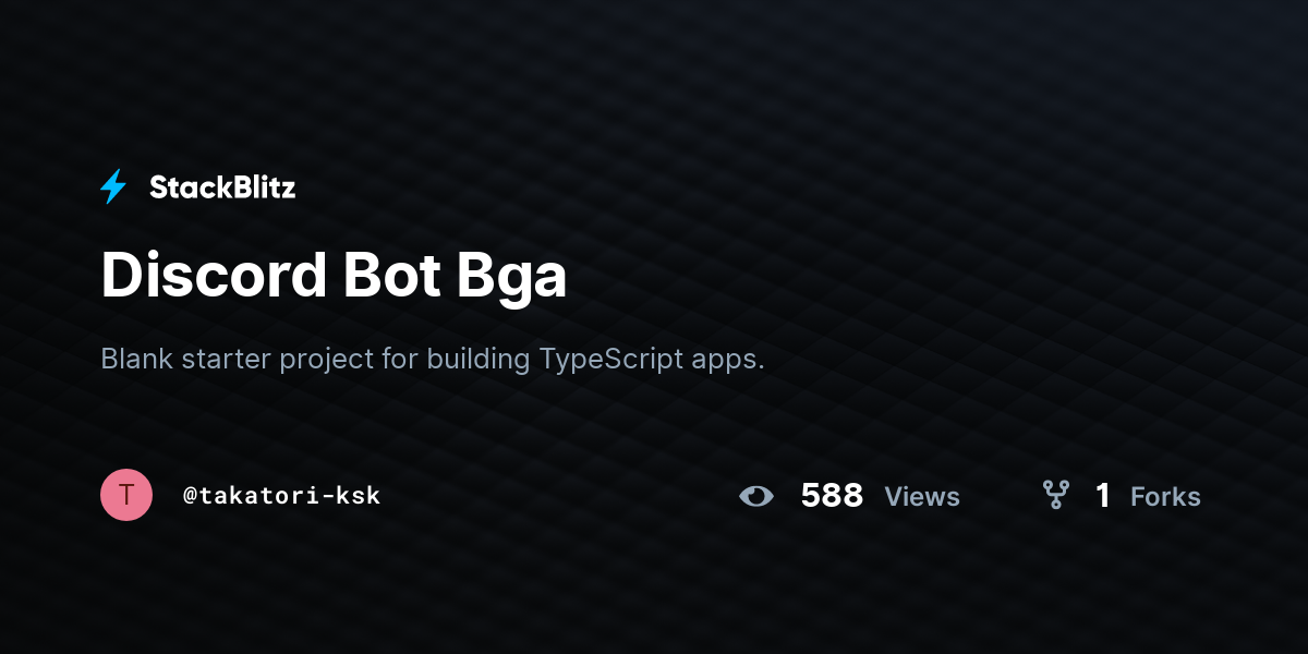 Discord Bot Bga - StackBlitz