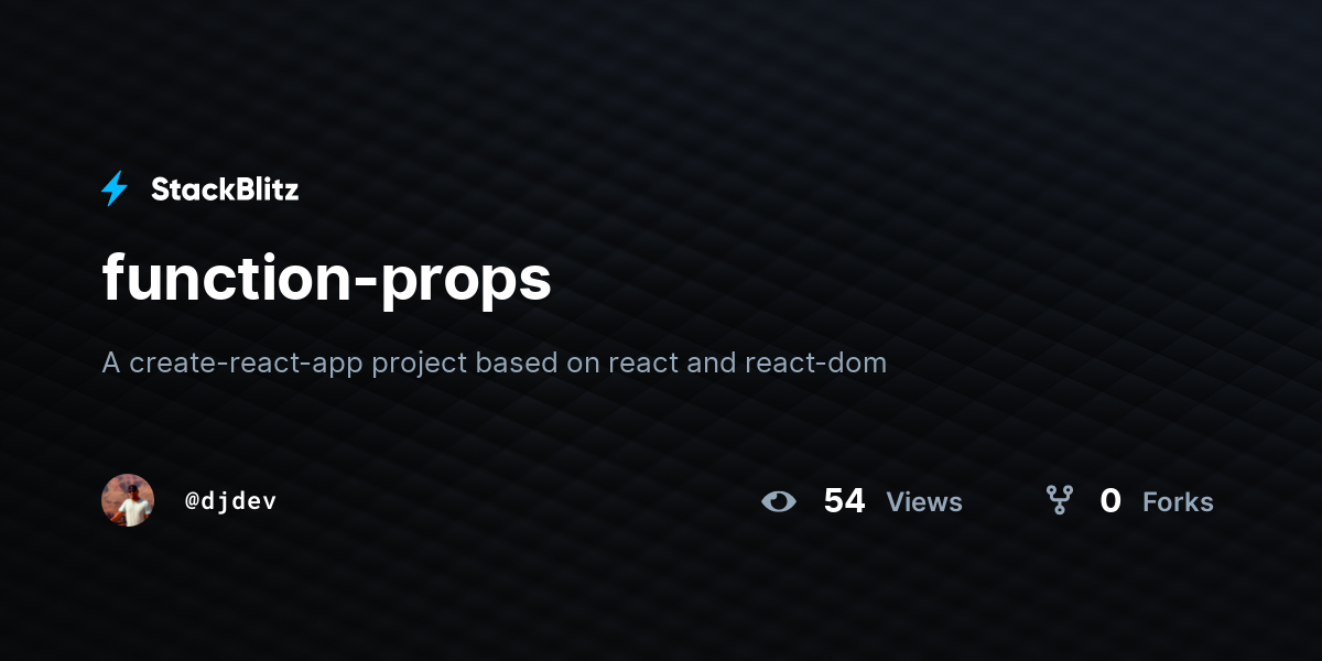 function-props - StackBlitz function-props - StackBlitz