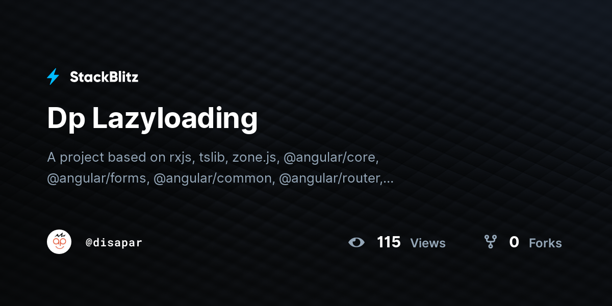 Dp Lazyloading Stackblitz