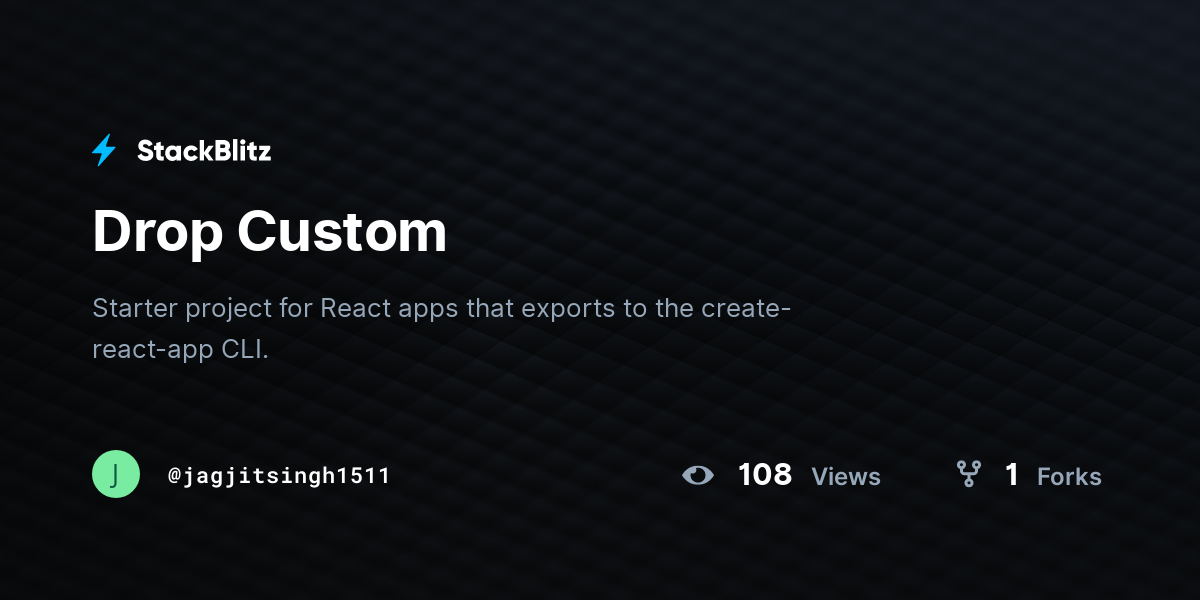 Drop Custom - StackBlitz