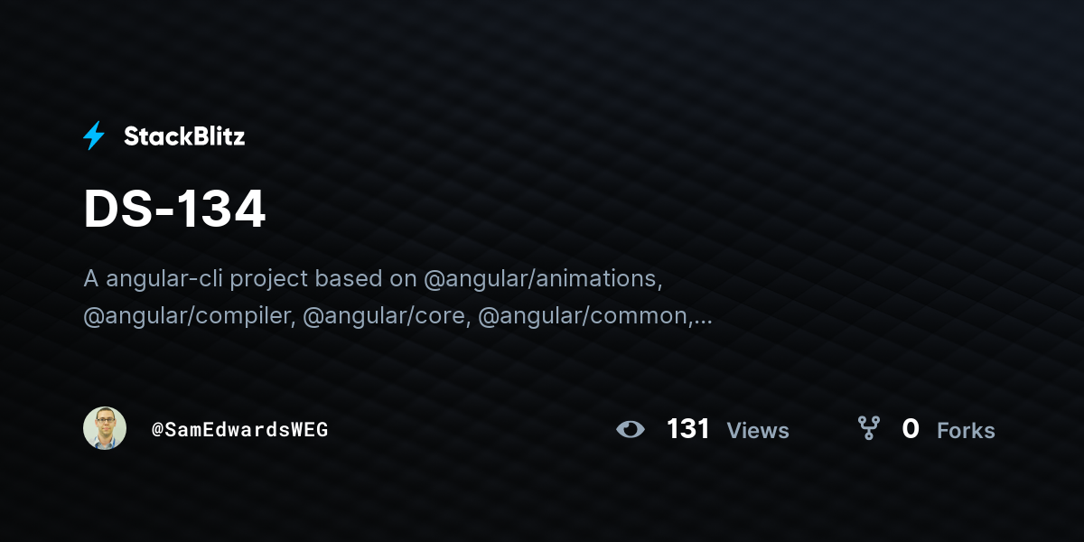 DS-134 - StackBlitz