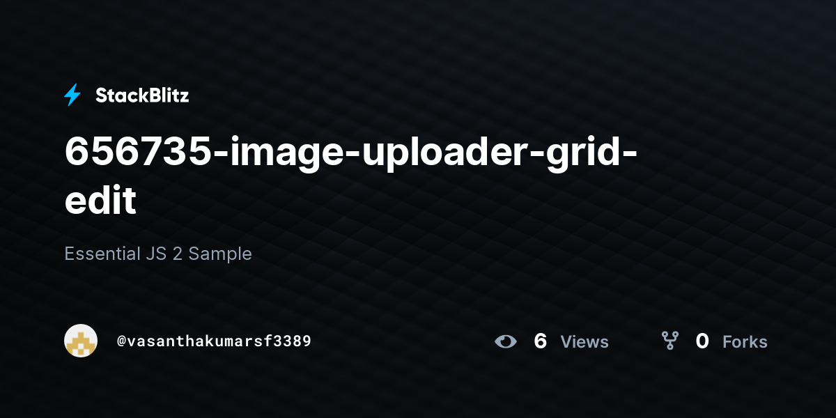 656735-image-uploader-grid-edit - StackBlitz