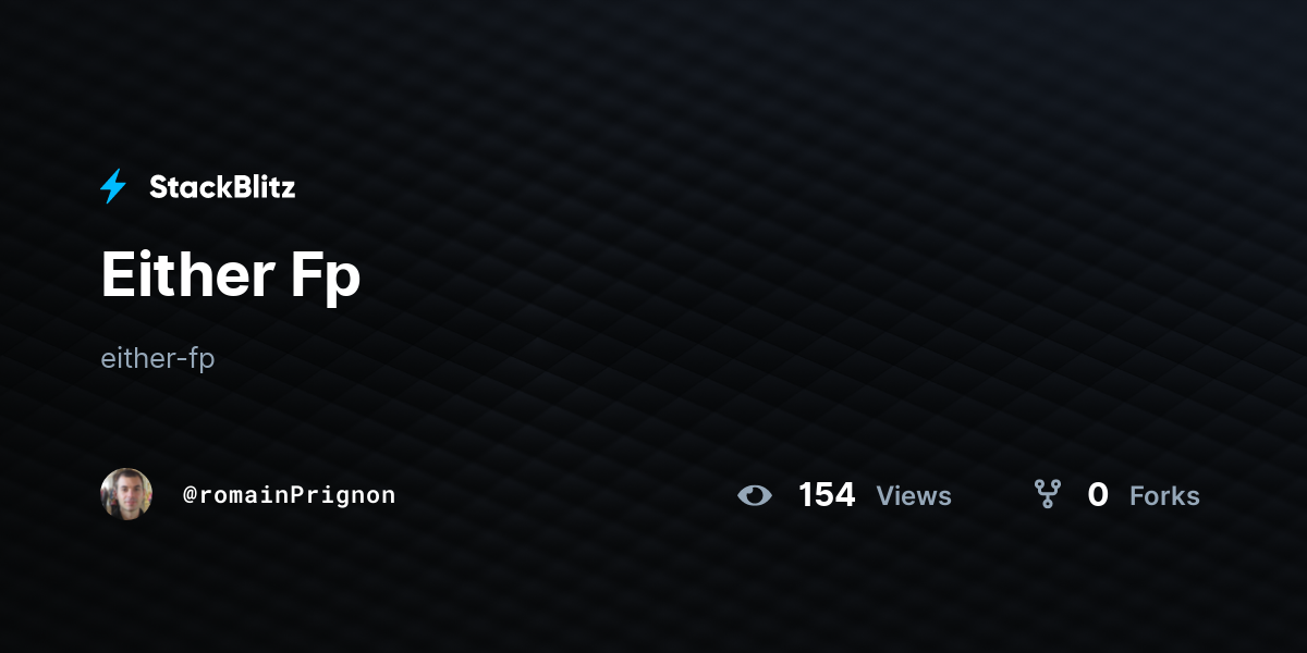 Either Fp - StackBlitz