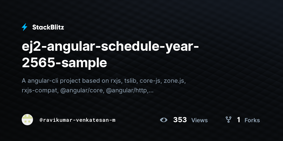 ej2-angular-schedule-year-2565-sample - StackBlitz ej2-angular-schedule-year-2565-sample - StackBlitz