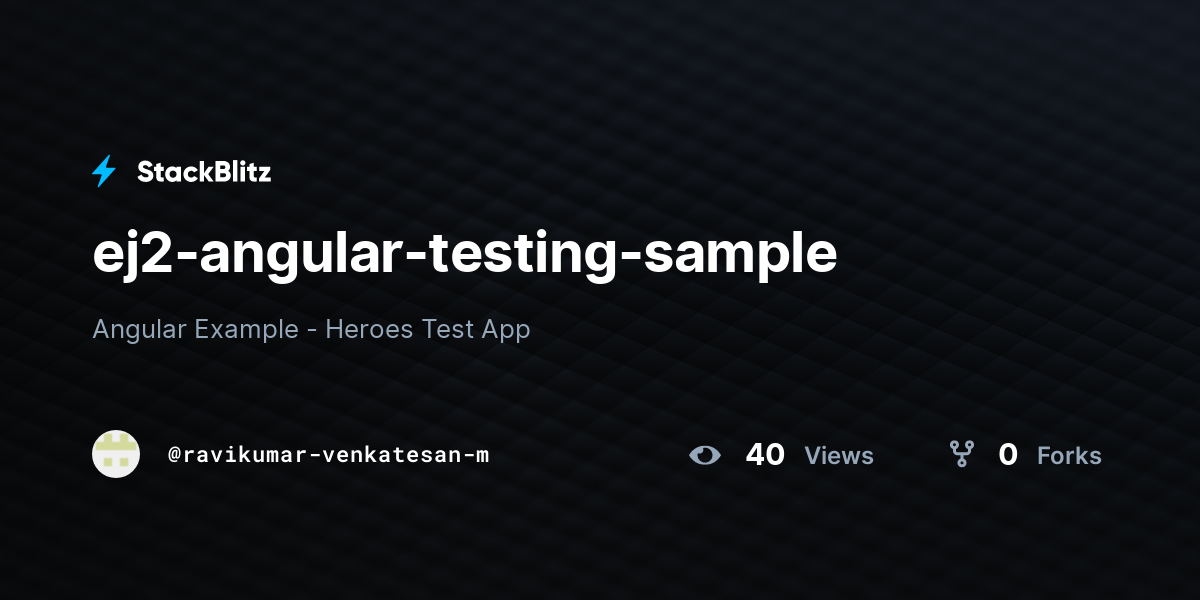 ej2-angular-testing-sample - StackBlitz ej2-angular-testing-sample - StackBlitz