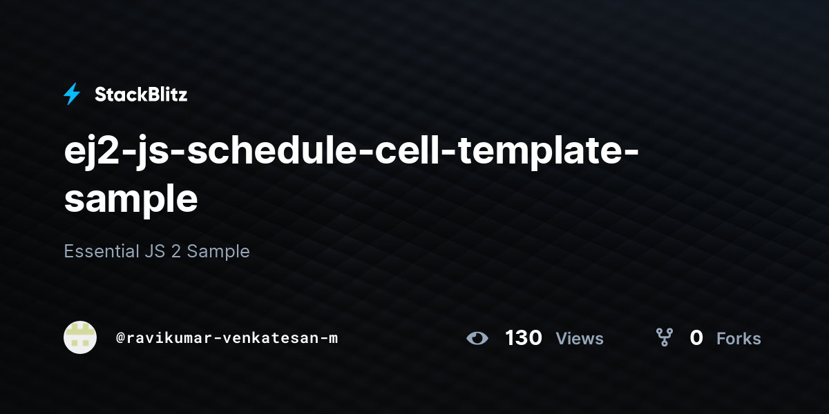 ej2-js-schedule-cell-template-sample - StackBlitz ej2-js-schedule-cell-template-sample - StackBlitz