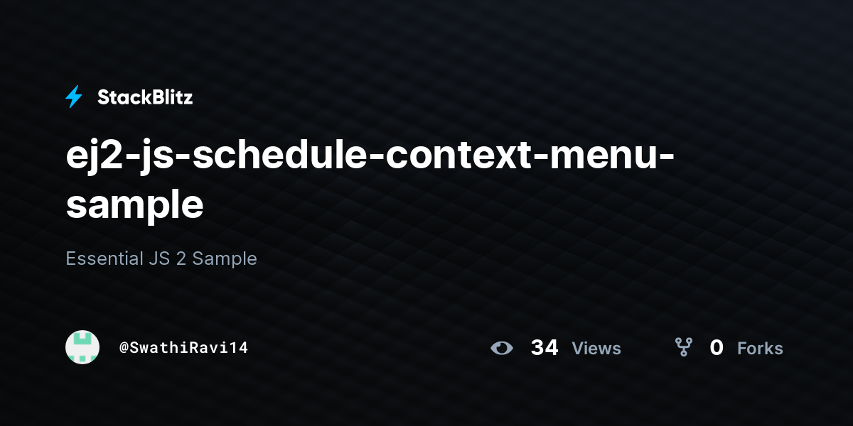 ej2-js-schedule-context-menu-sample - StackBlitz