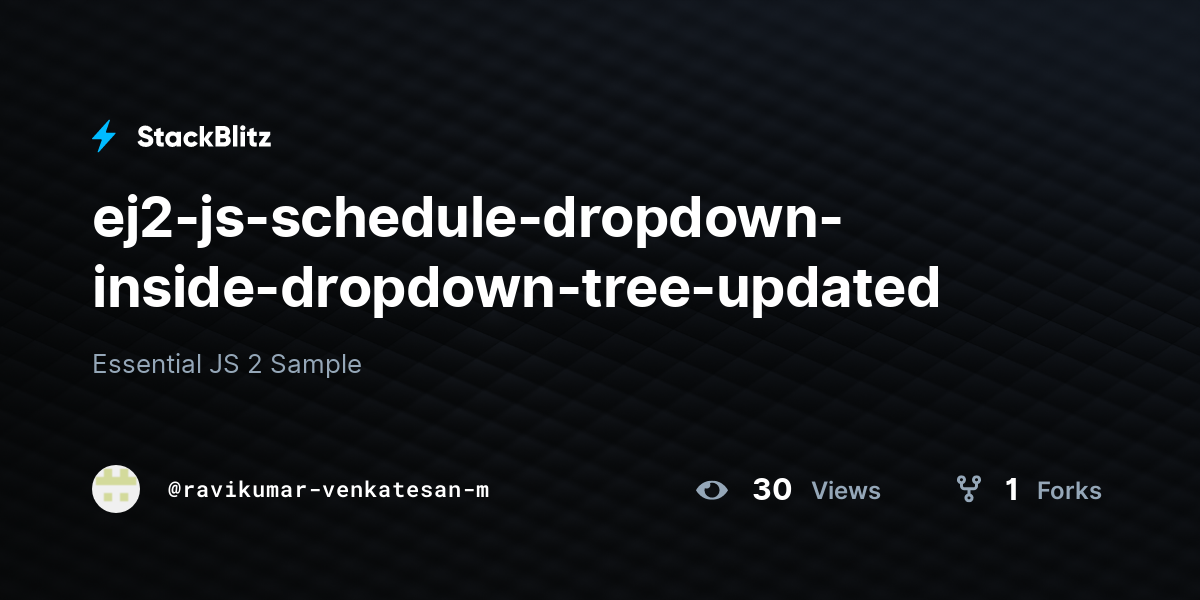 ej2-js-schedule-dropdown-inside-dropdown-tree-updated - StackBlitz ej2-js-schedule-dropdown-inside-dropdown-tree-updated - StackBlitz