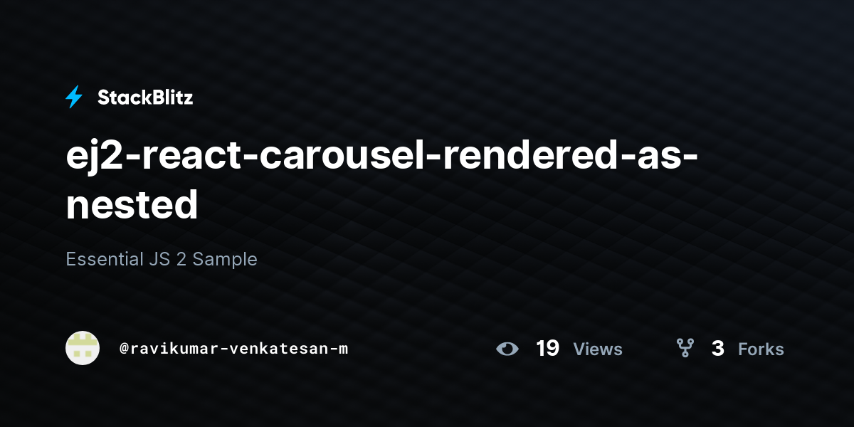 ej2-react-carousel-rendered-as-nested - StackBlitz