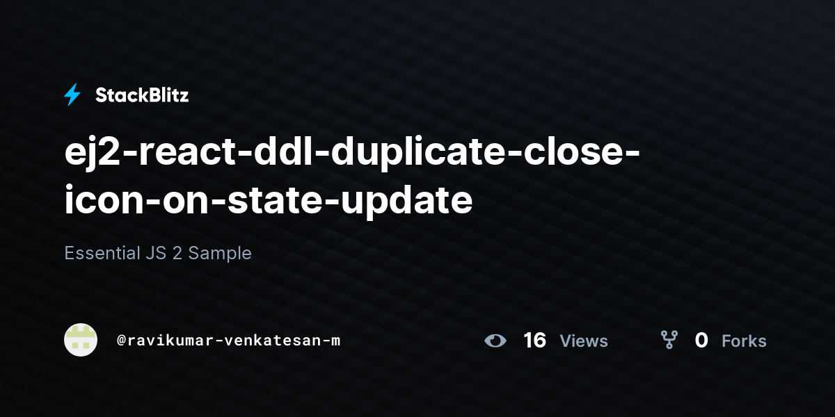 ej2-react-ddl-duplicate-close-icon-on-state-update - StackBlitz