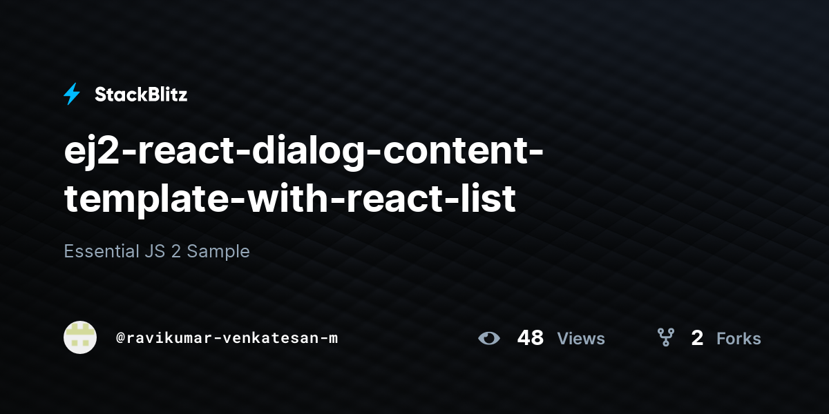 ej2-react-dialog-content-template-with-react-list - StackBlitz ej2-react-dialog-content-template-with-react-list - StackBlitz