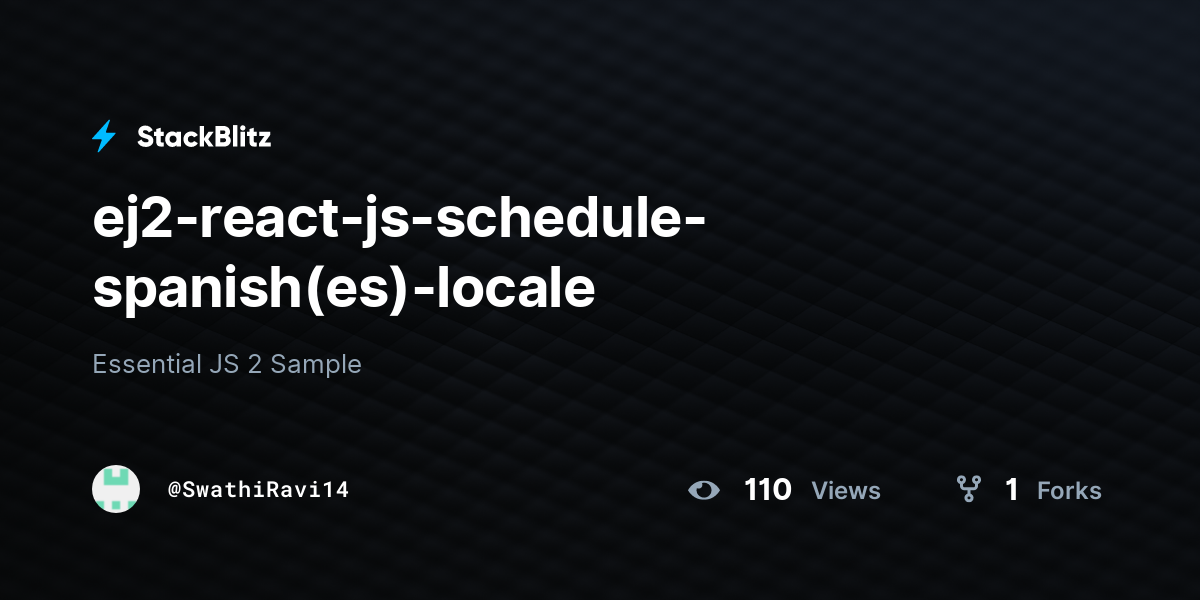 ej2-react-js-schedule-spanish(es)-locale - StackBlitz ej2-react-js-schedule-spanish(es)-locale - StackBlitz