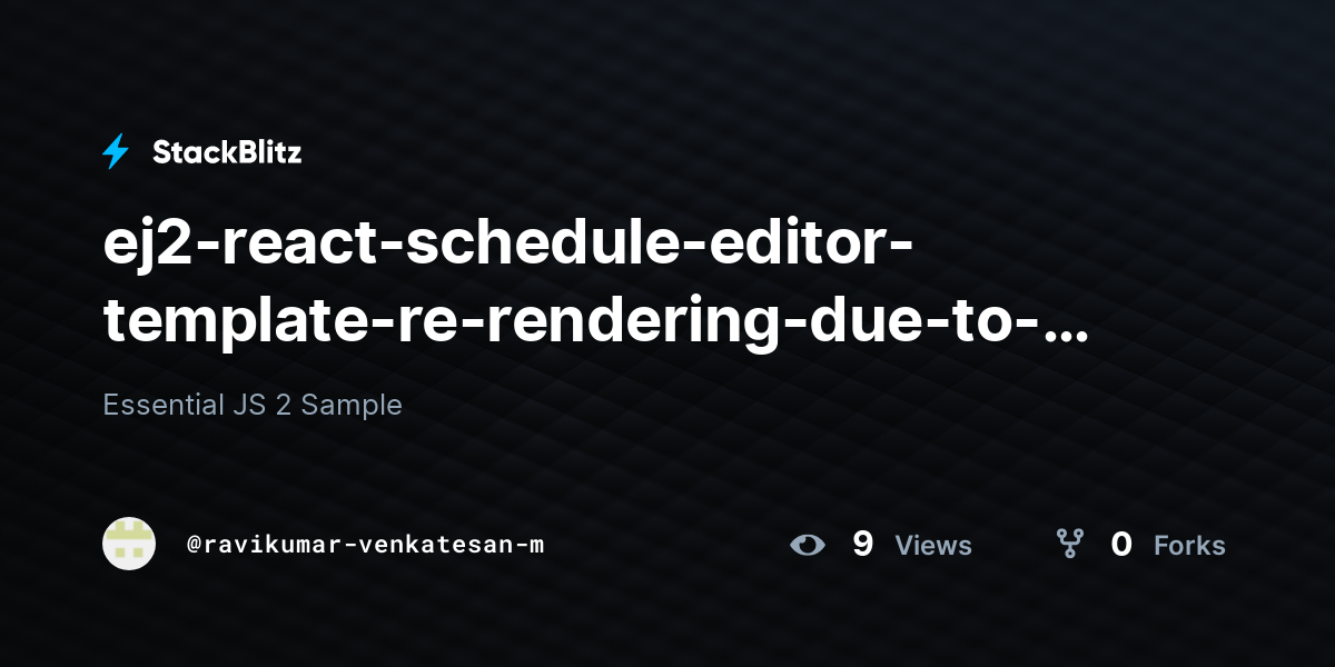 ej2-react-schedule-editor-template-re-rendering-due-to-tooltip-template ... ej2-react-schedule-editor-template-re-rendering-due-to-tooltip-template ...