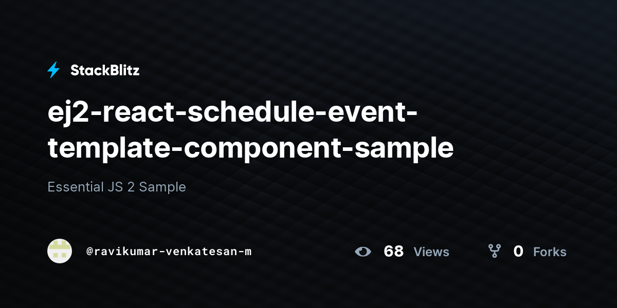 ej2-react-schedule-event-template-component-sample - StackBlitz ej2-react-schedule-event-template-component-sample - StackBlitz