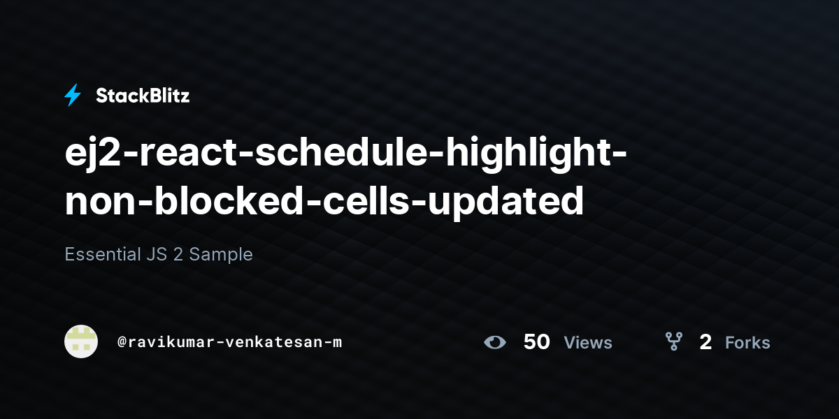 ej2-react-schedule-highlight-non-blocked-cells-updated - StackBlitz ej2-react-schedule-highlight-non-blocked-cells-updated - StackBlitz
