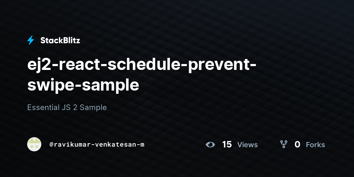 ej2-react-schedule-prevent-swipe-sample - StackBlitz ej2-react-schedule-prevent-swipe-sample - StackBlitz