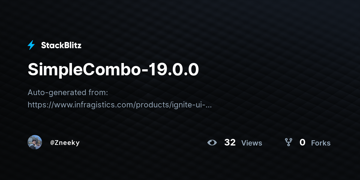 SimpleCombo-19.0.0 - StackBlitz