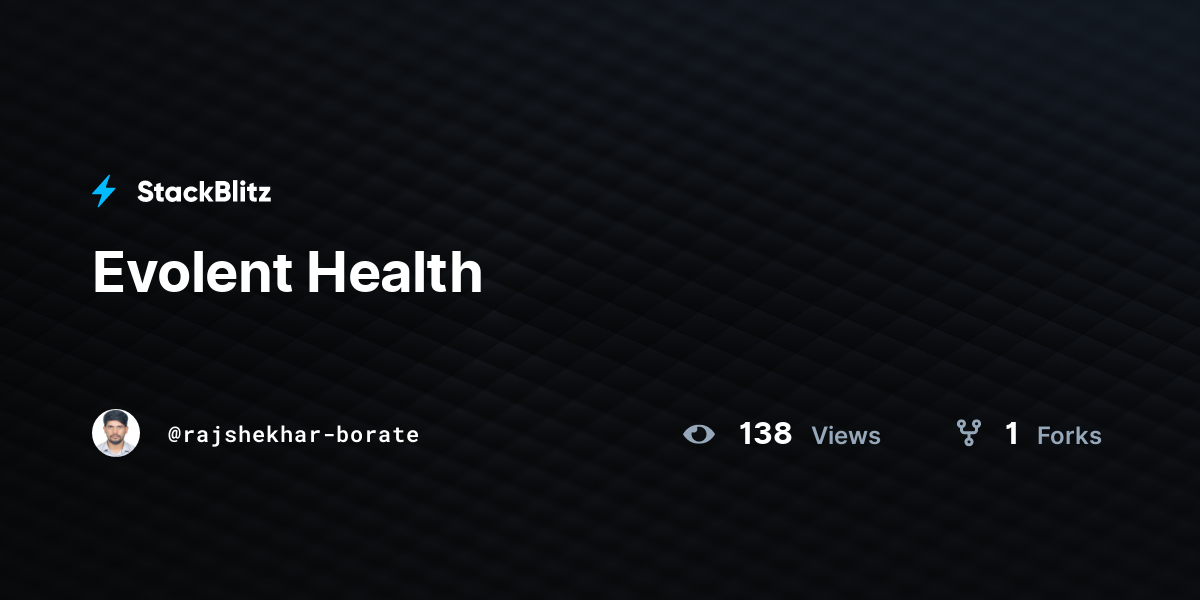 Evolent Health - StackBlitz