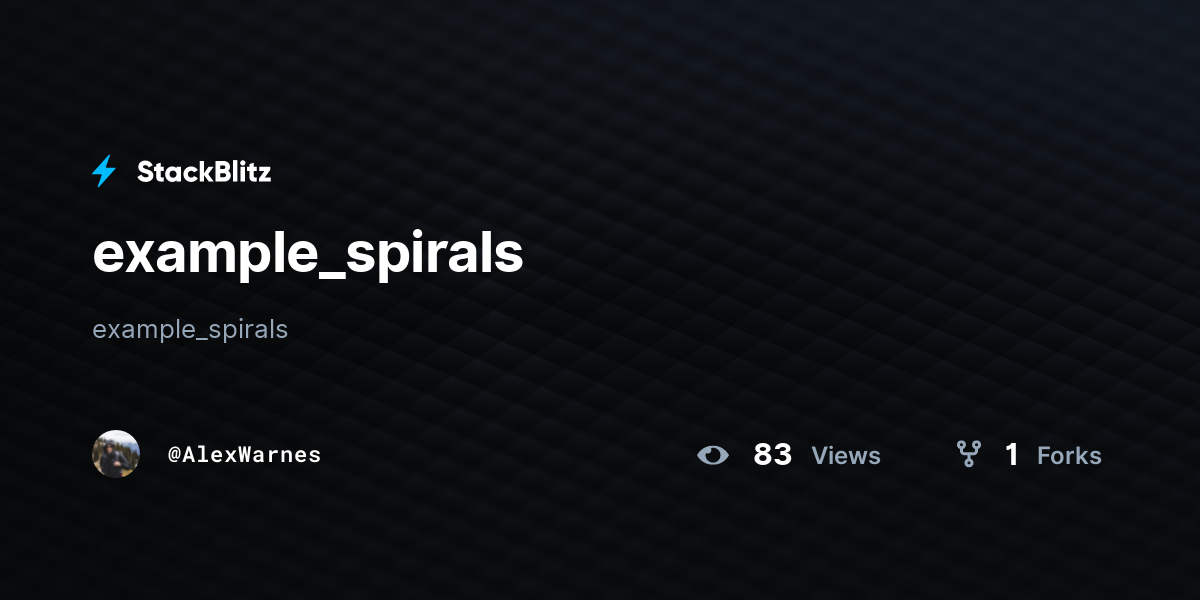 example_spirals - StackBlitz