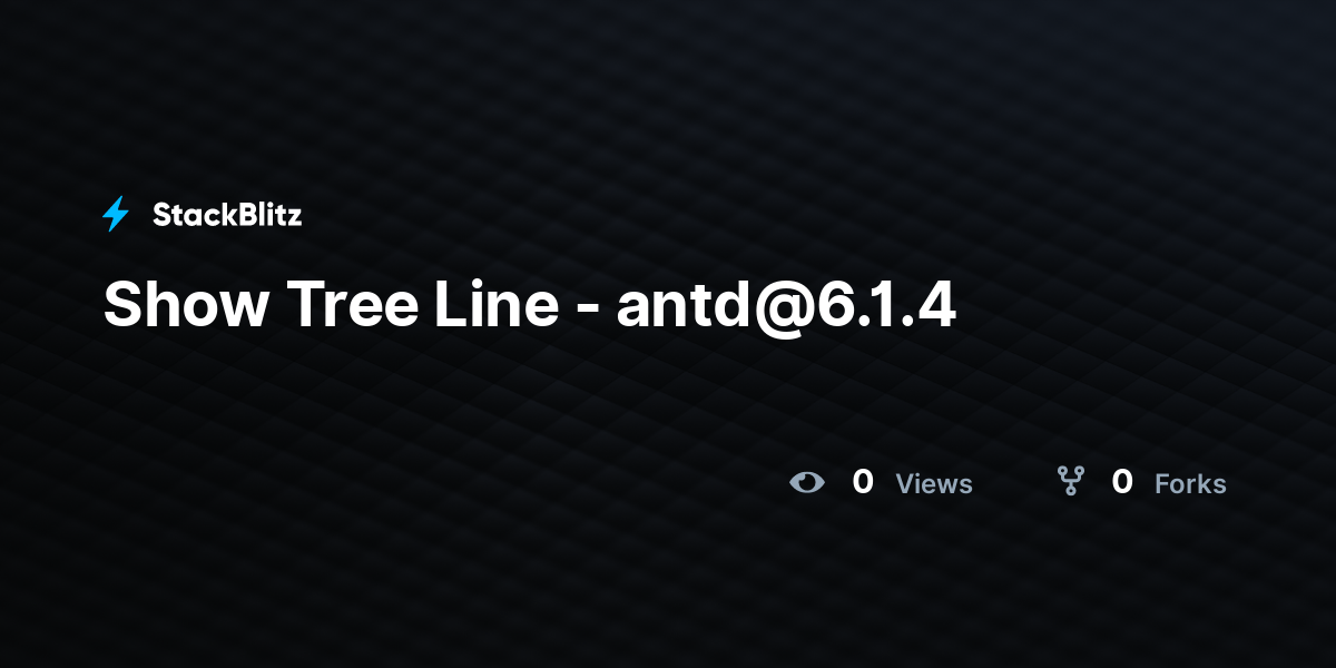 Show Tree Line - antd@6.1.4 - StackBlitz