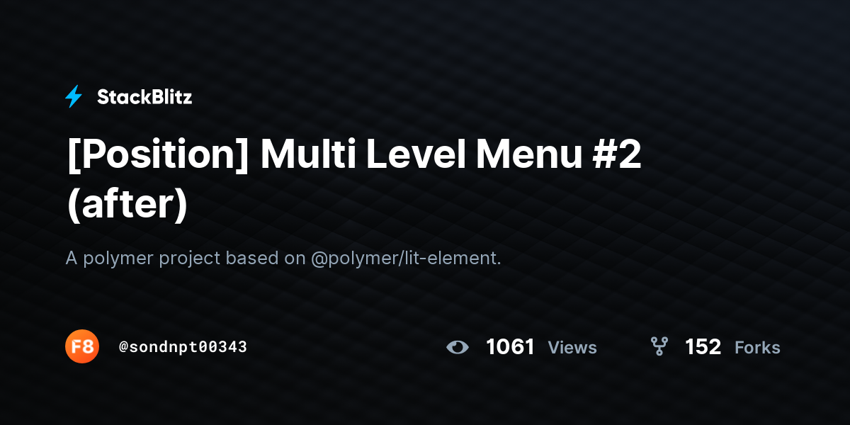 [Position] Multi Level Menu #2 (after) - StackBlitz