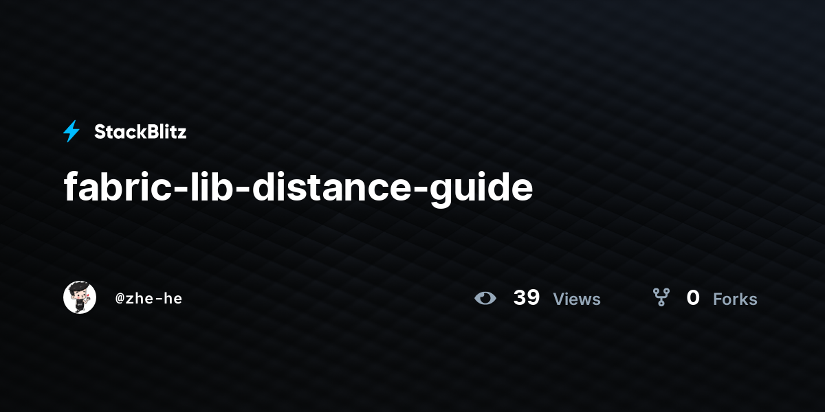 fabric-lib-distance-guide - StackBlitz