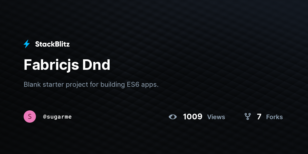 Fabricjs Dnd - StackBlitz