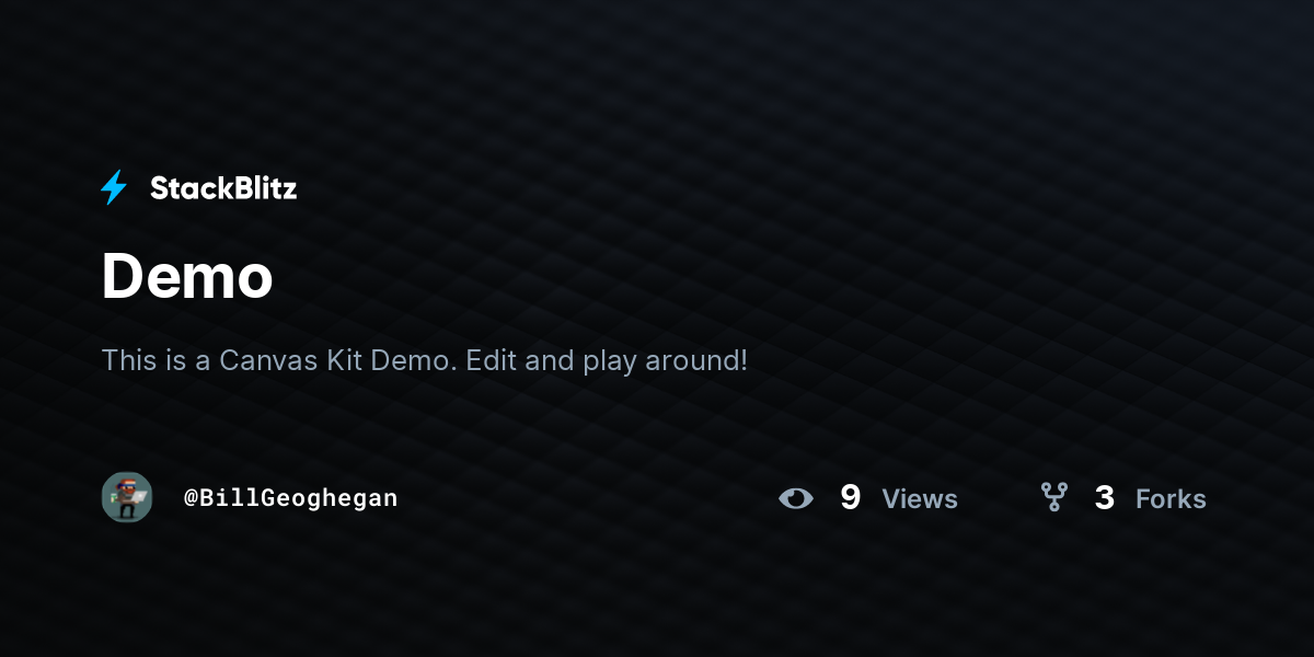 Demo - StackBlitz